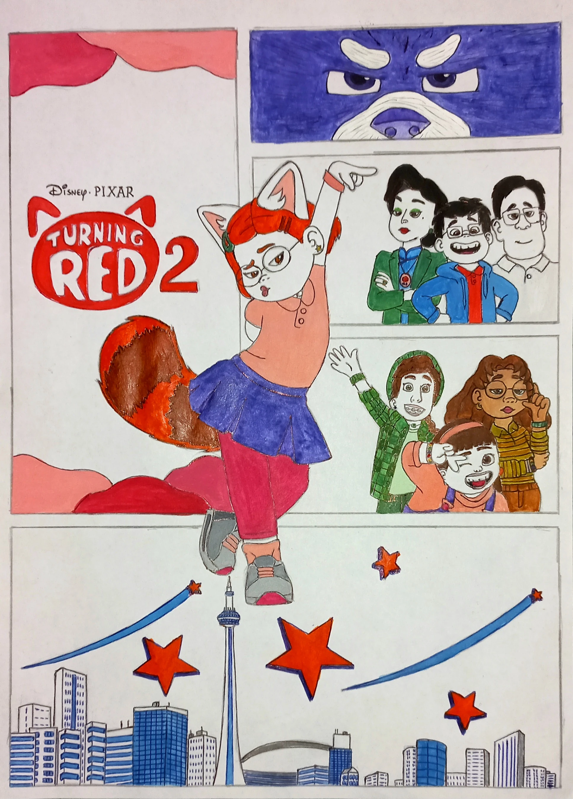 Teaser poster of the sequel "Turning Red" | Fandom