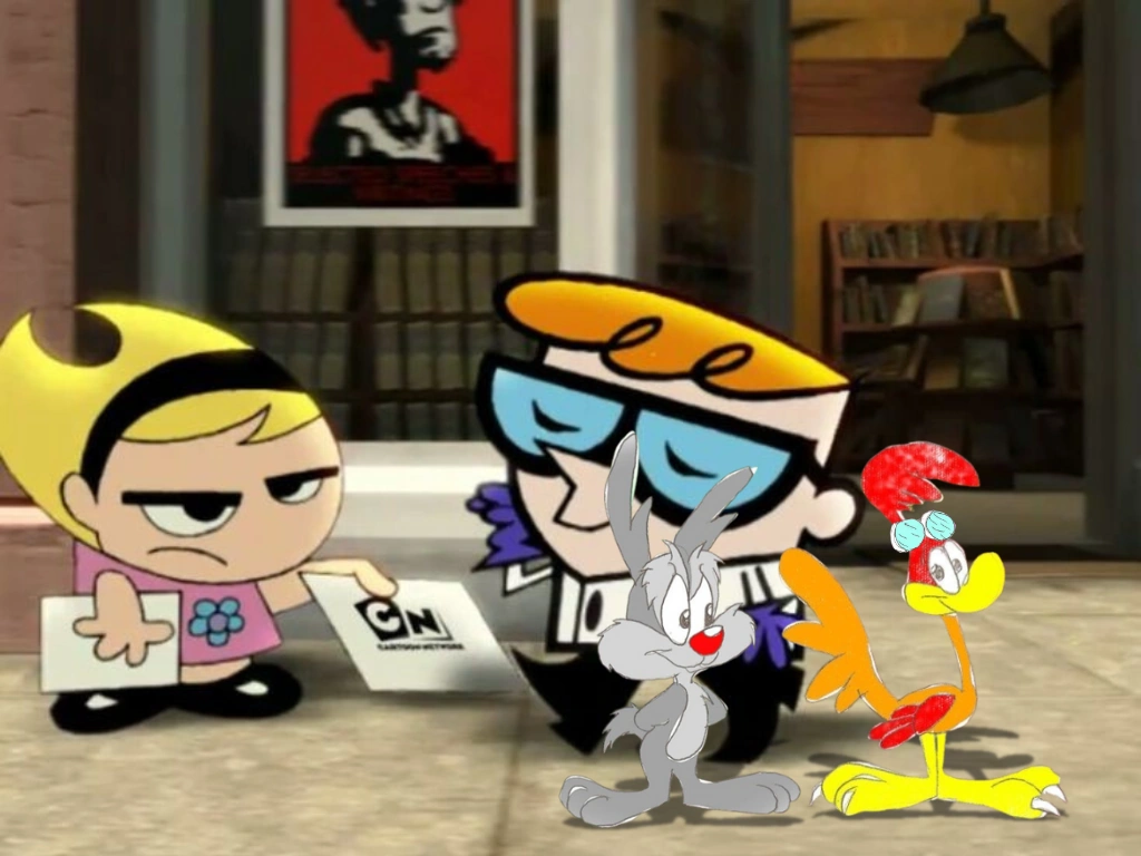 Cartoon Network City - Dexter, Mandy, Calamity Coyote And Little Beeper ...