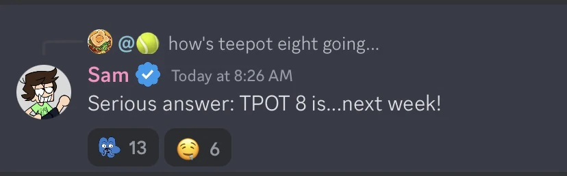 TPOT 8 is next week! | Fandom