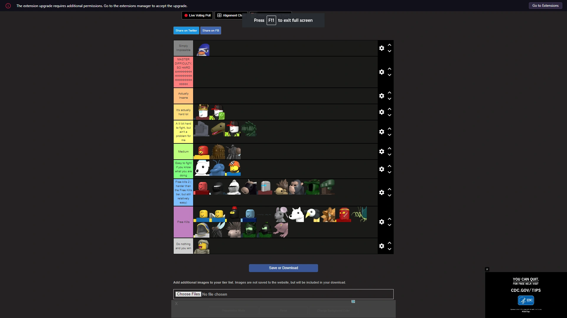 Difficulty of Enemies tier list, (In Normal Mode) | Fandom