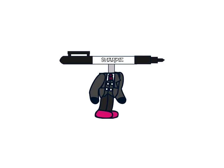 Sharpie Markerman (Evan LittleMayo's Own Race) (Ohuhu Markerman And ...