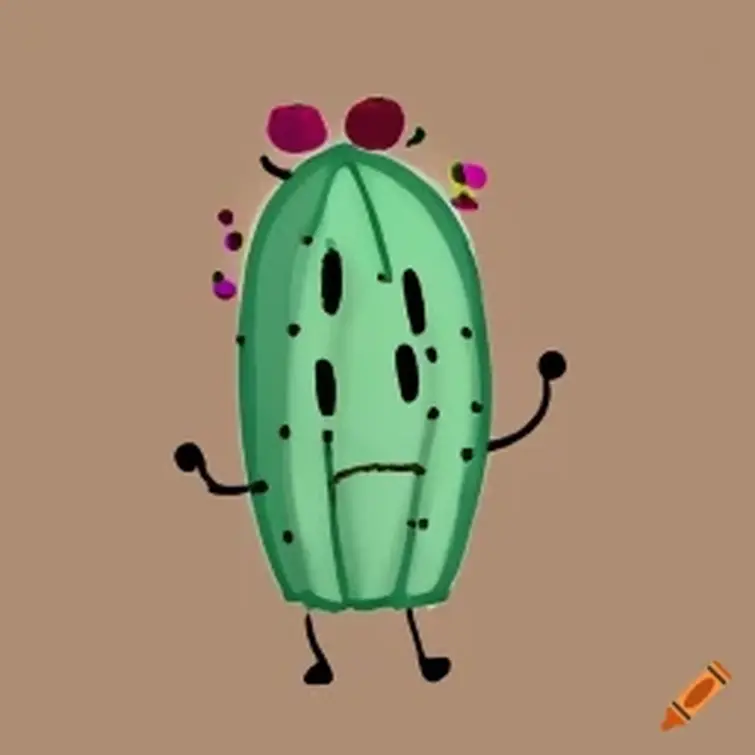 Bfdi cactus as an ai generated image | Fandom