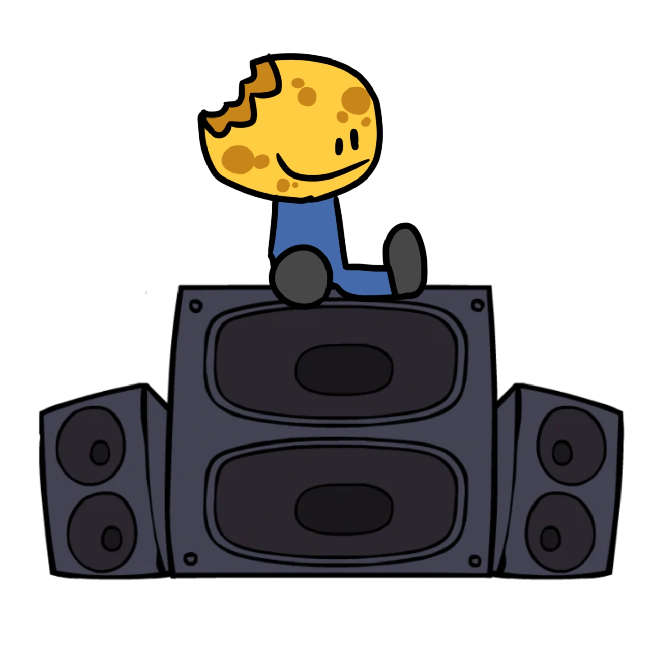 cheese man on speakers | Fandom