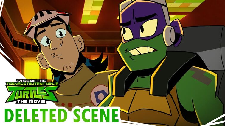 SOMEBODY ANIMATED THIS DELETED SCENE FROM THE ROTTMNT MOVIE AHAHHAHAHHH ...