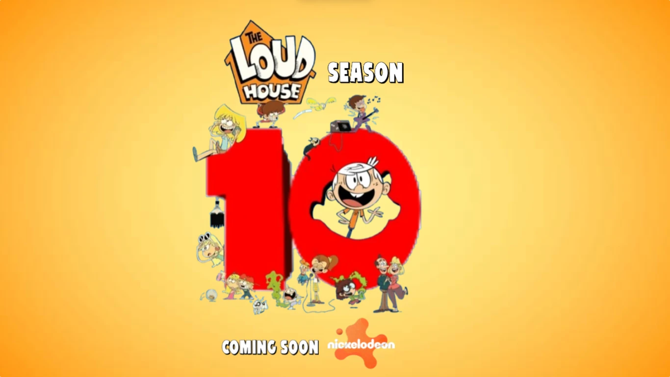 Here's a promotional art I made for the 10th season of The Loud House ...
