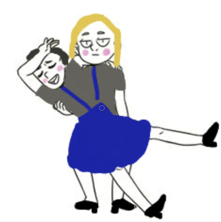 Ayaka and Hiroko drawing (with base) | Fandom