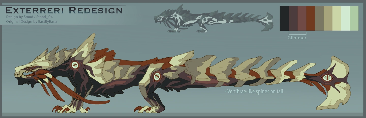 Ext redesigns comparison | Fandom