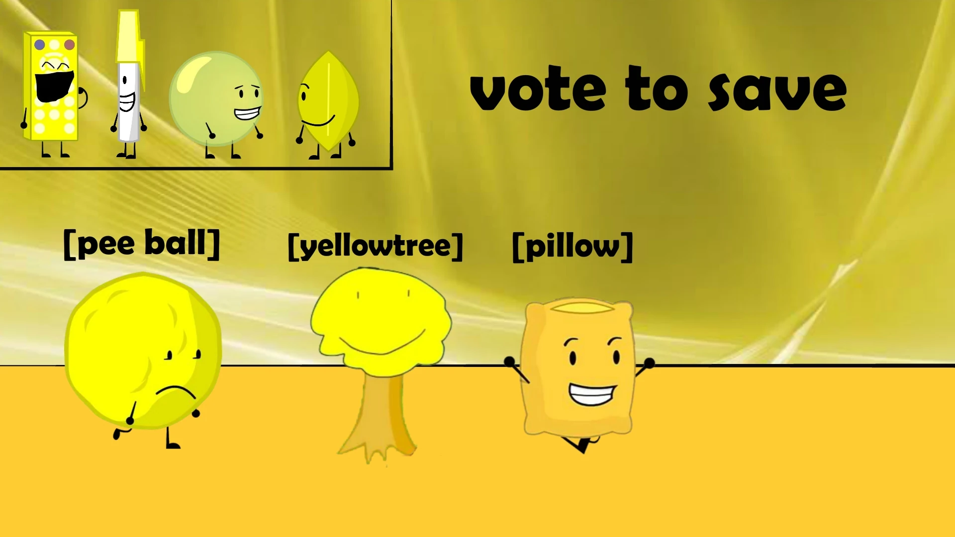 yellow viewer voting 5 | Fandom