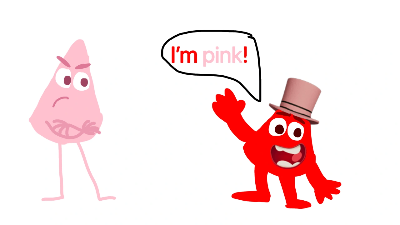 Why is pink mad at red | Fandom