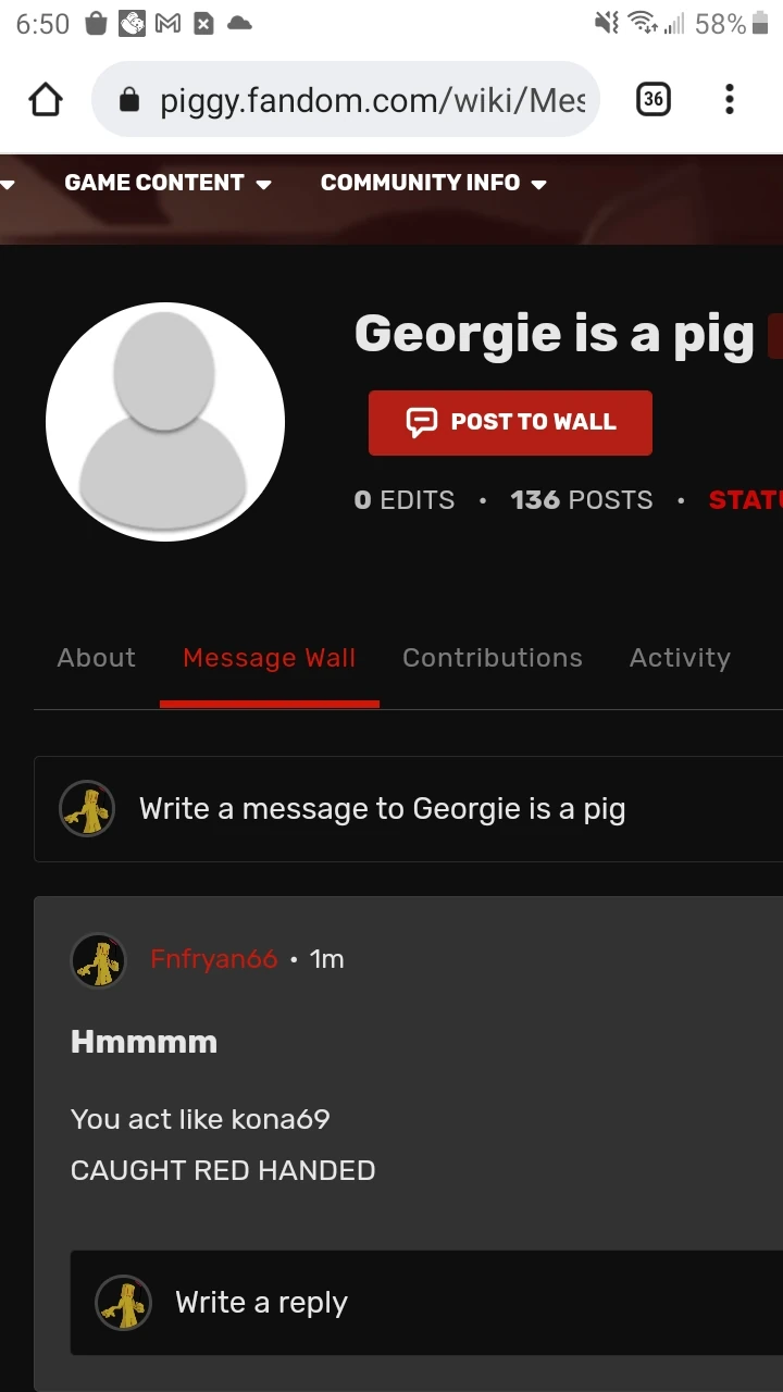 Georgie is a pig caught on 4k | Fandom