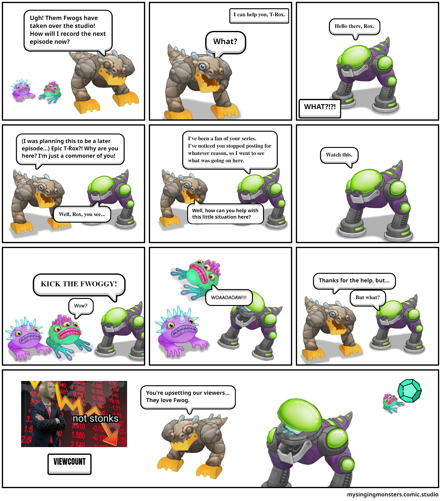 If Monsters met their Epics... Part 7! (T-Rox) | Fandom