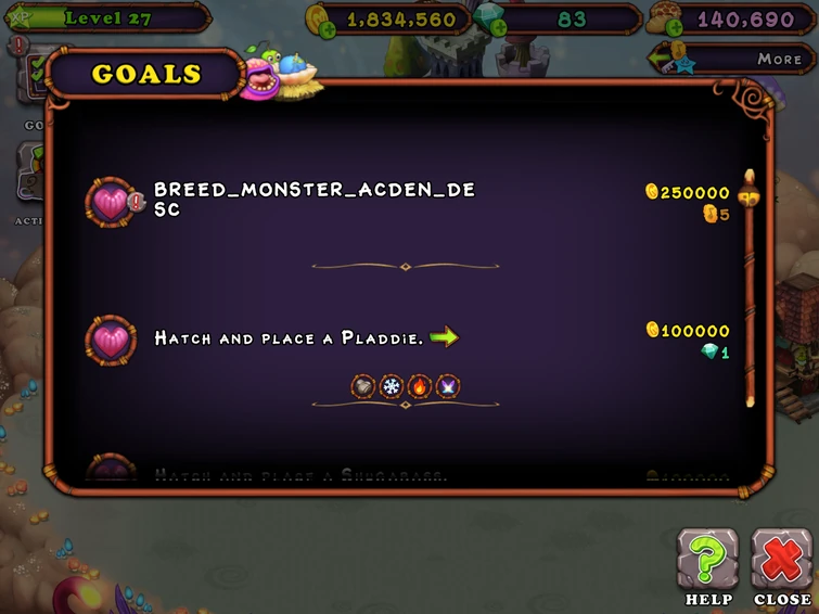 flashback to when my msm wasn't updated and the goals board for Tuskski ...