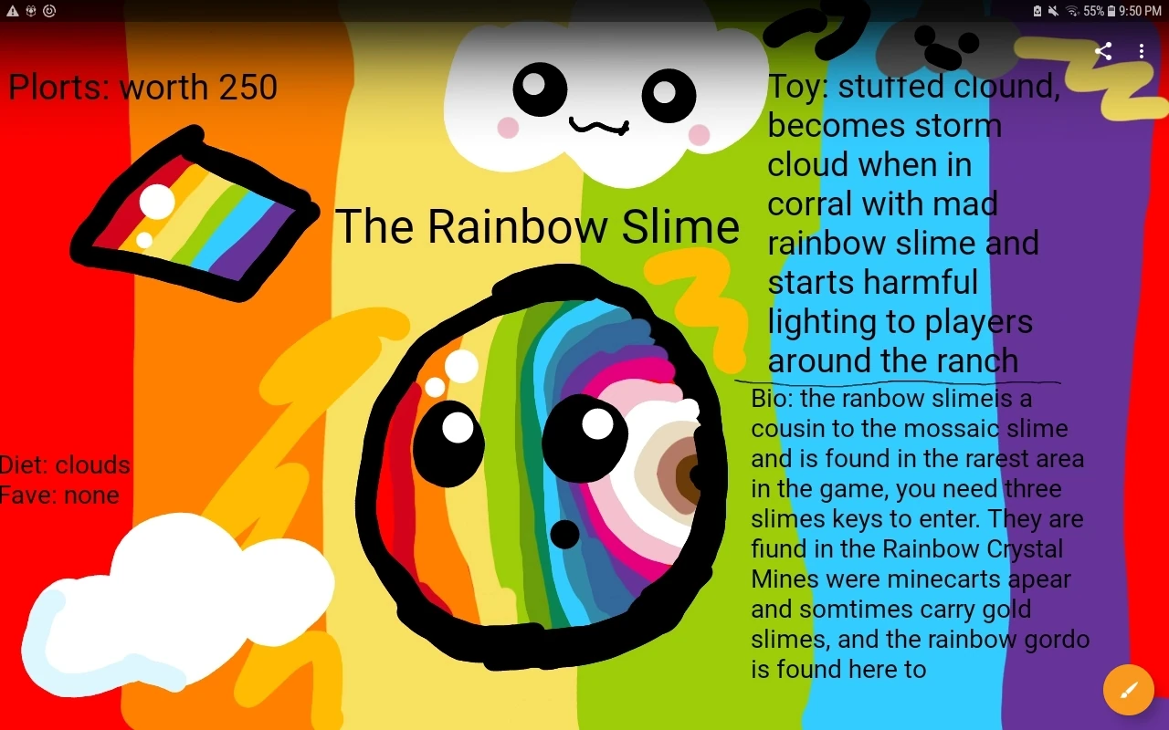 Rainbow slime | Fandom