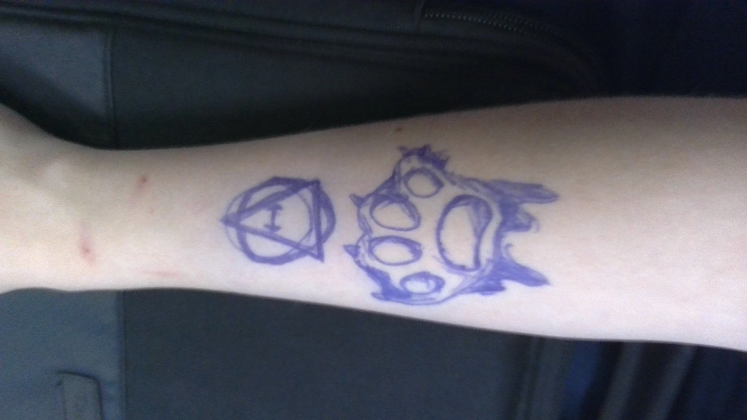 me and my pookie drawing on ouselves in class lol | Fandom