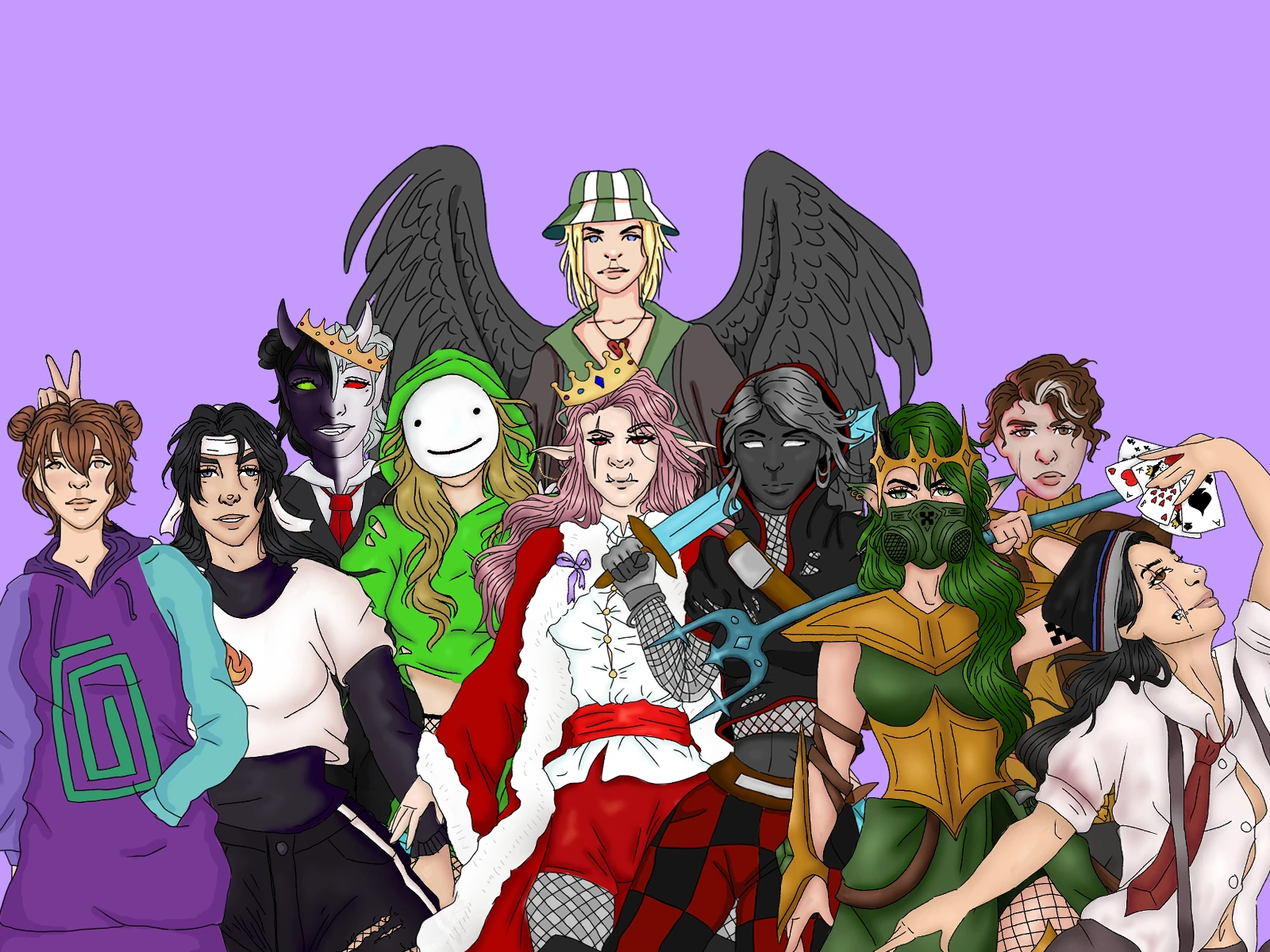 When you combine all the dsmp genderbends on one picture, the result is ...