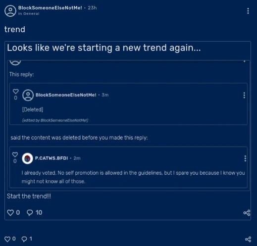 is anybody gonna continue this trend | Fandom