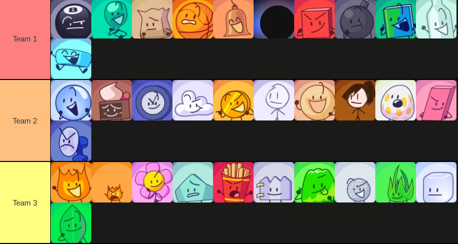 BFB User Voting 1 | Fandom