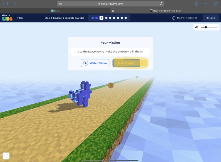 -Hour of Code Tutorial!--Create a 3D T-Rex Game- | Fandom