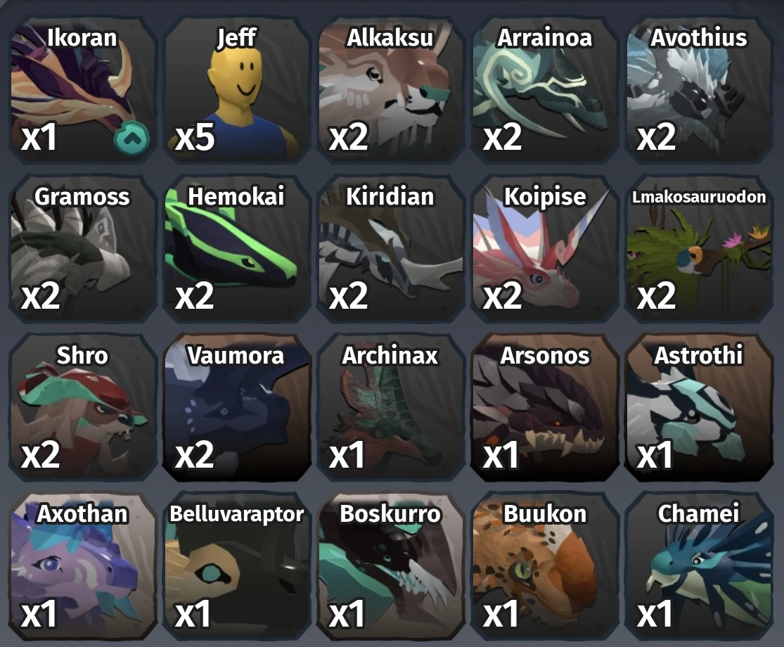 Mush only inventory AUC | Fandom