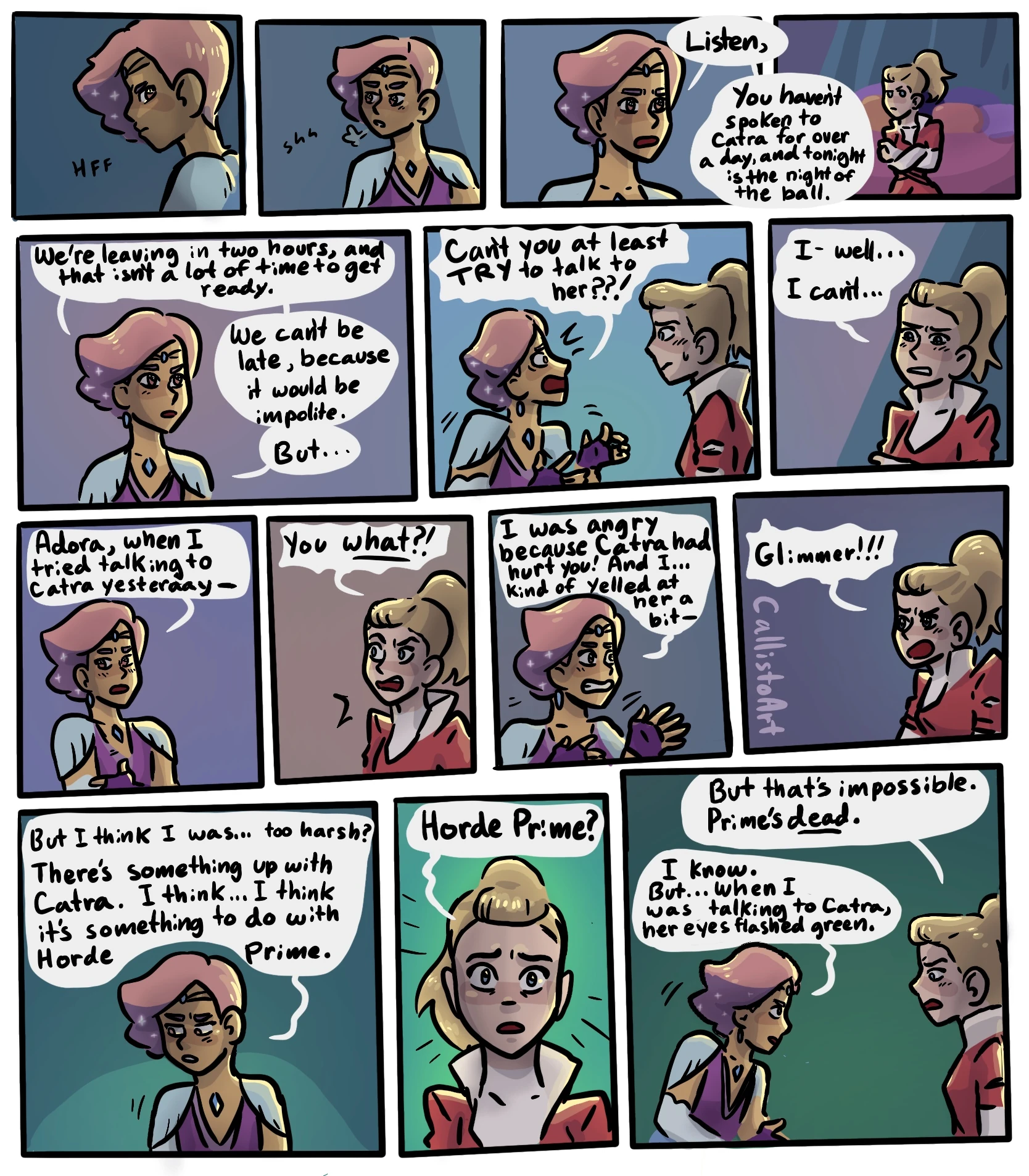 My Catradora Ball Comic- PART 5! | Fandom