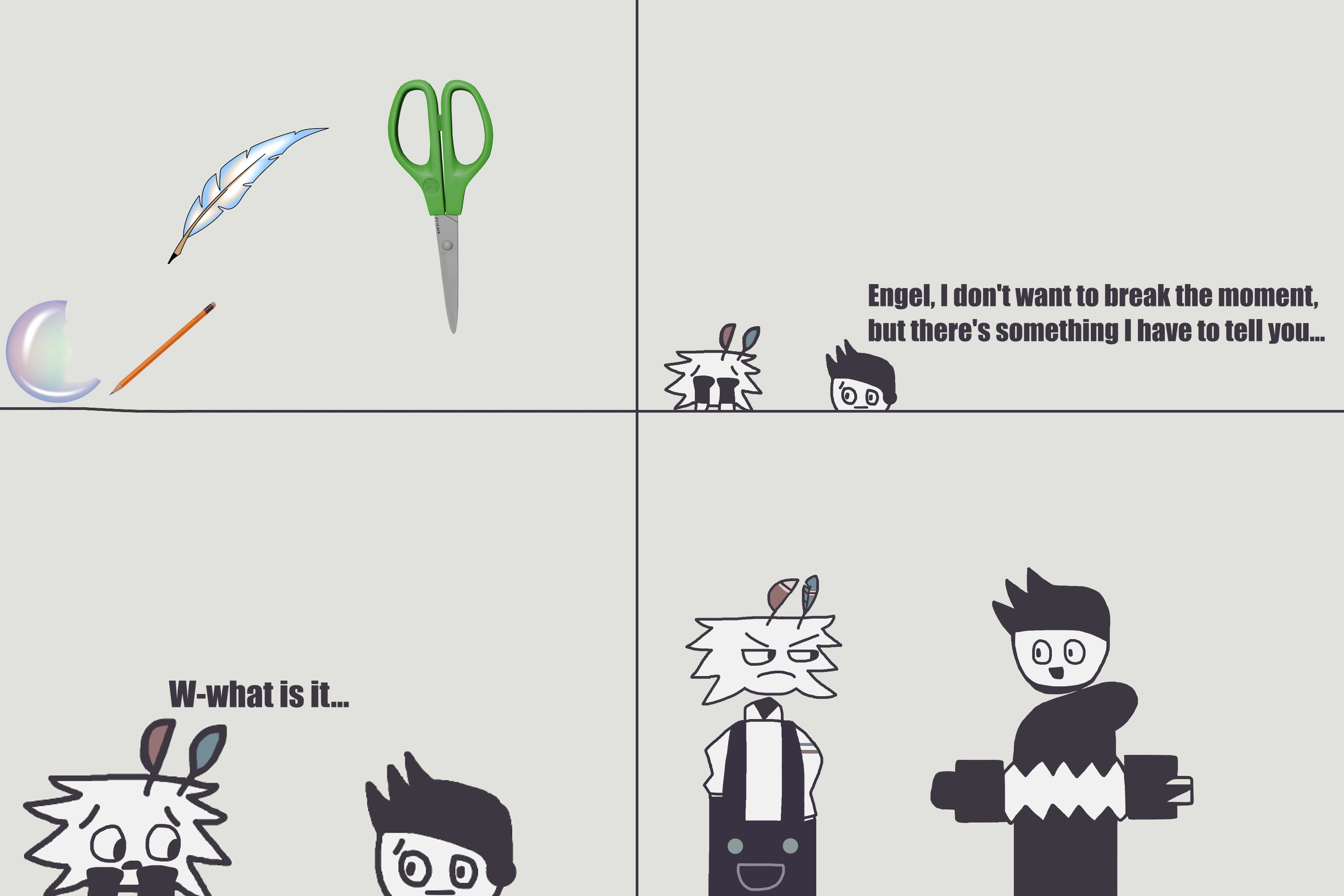 A goofy comic (Fun facts about Genesis: He can play instruments that ...