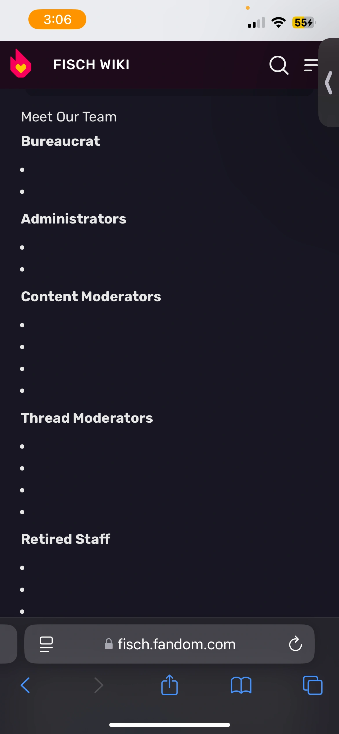 Fisch wiki staff is awesome | Fandom