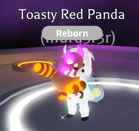 Made neon toasty red panda! | Fandom