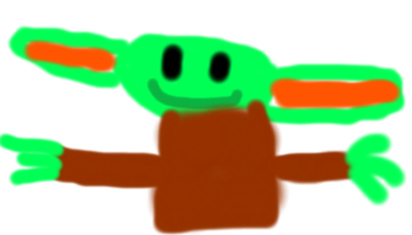 My attempt at drawing Grogu. | Fandom