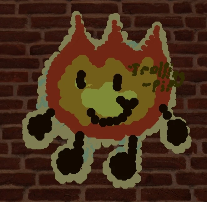 Bfdi firey on boblox spraypaint | Fandom