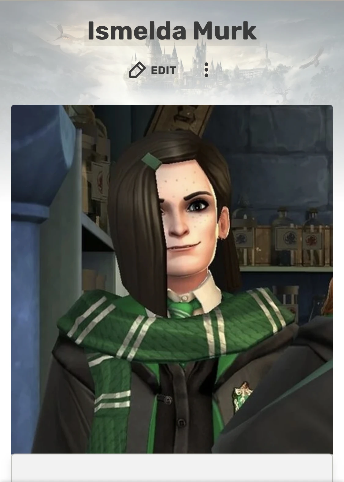 What do you like about Ismelda Murk? | Fandom