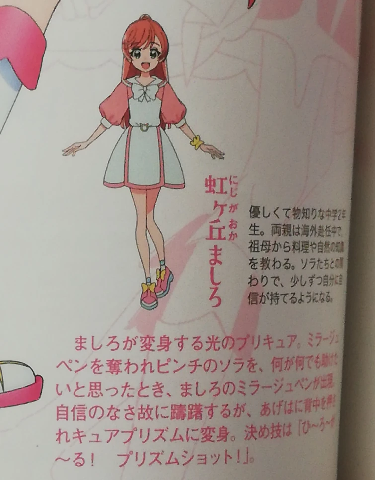 The information of Cure Prism/Mashiro Nijigaoka (on 20th Anniversary ...