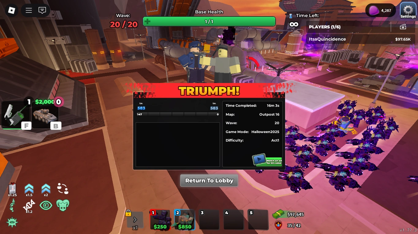 Night 1 Hard Mode Solo 2 Towers | Fandom