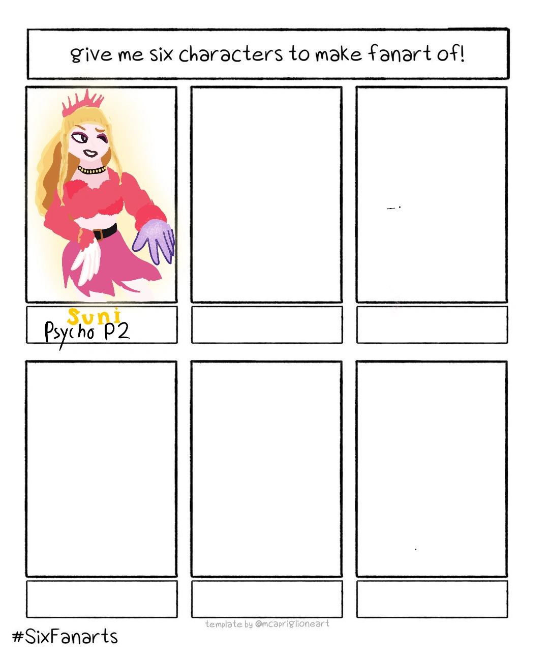 Pls give me six characters to draw | Fandom