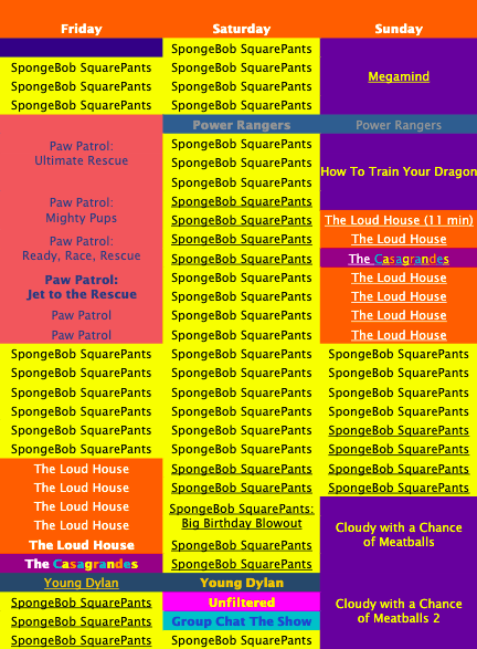 Nickelodeon Schedule Changes for this Week | Fandom
