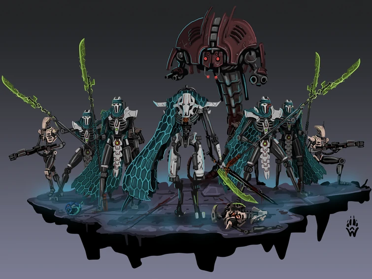 Separatist Necrons[Star Wars/W40K Art Crossover] By Wolfdog-ArtCorner ...