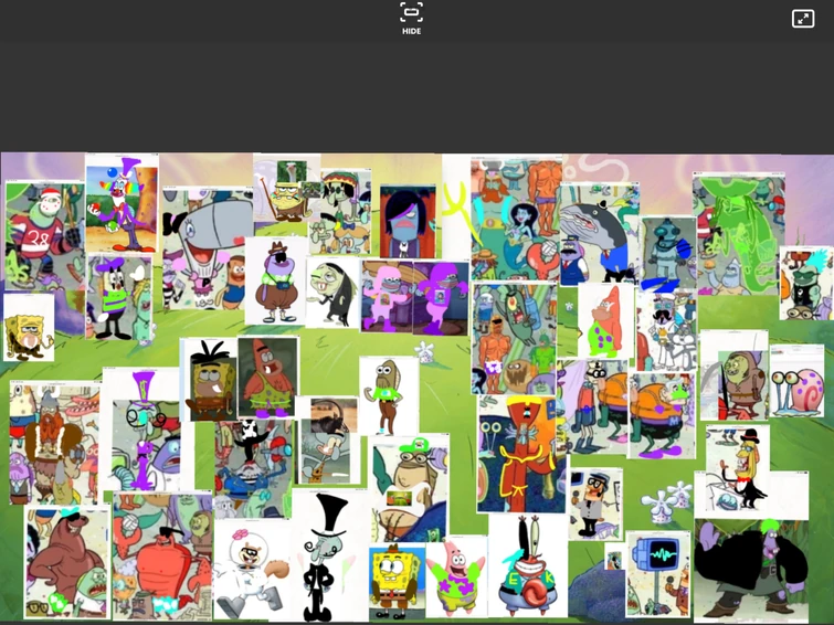 All of the SpongeBob SquarePants redesigns of the characters I did so ...