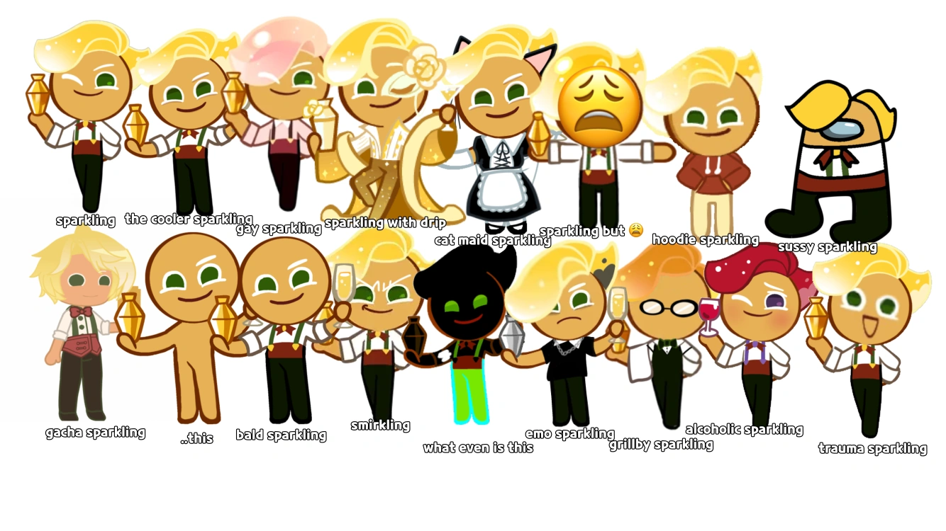 17 variants of sparkling cookie | Fandom