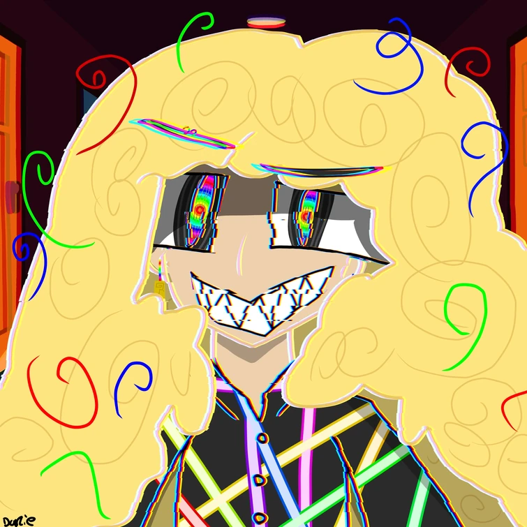 Off topic art but it’s a glitchy human | Fandom