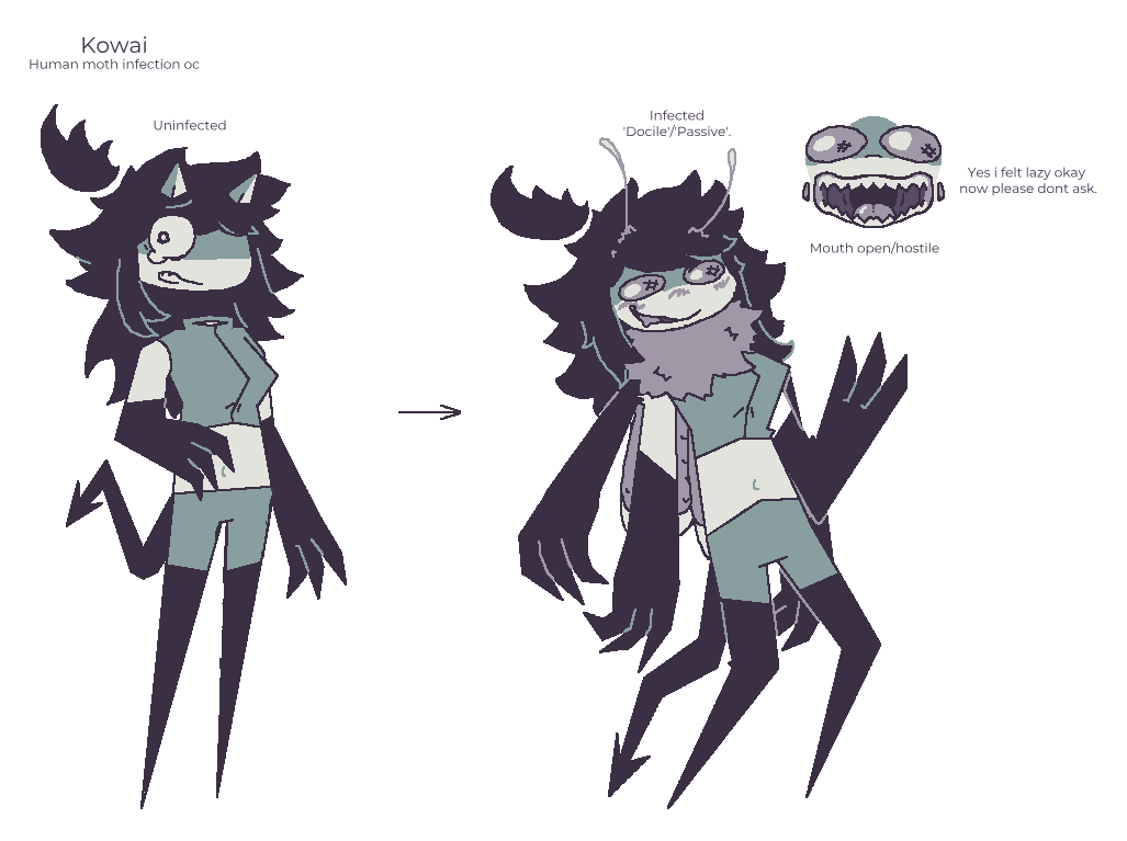 Human Moth infection AU OC (plus some notes) | Fandom