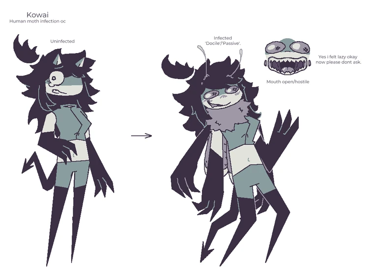 Human Moth infection AU OC (plus some notes) | Fandom