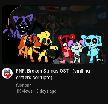 broken strings is a puppet mod, not a mascot horror mod | Fandom