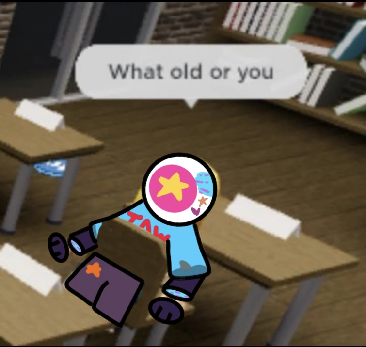 Guess who just drew their ocs over cursed Roblox images | Fandom
