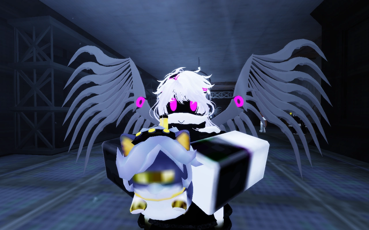Serial Designation M (Miku) with V cat plushy in Roblox | Fandom