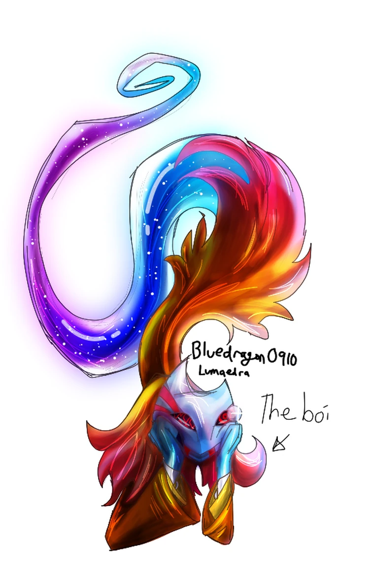 Oh hey an old magma drawing of moonjumper from a Hat in time | Fandom