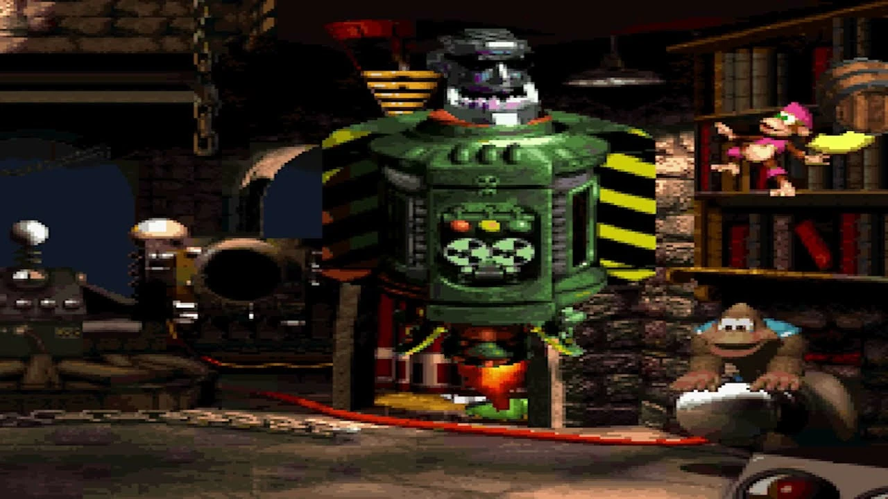 Did Cranky get beaten up at the end of DKC3? | Fandom
