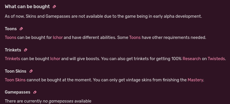 Im shocked that the part I added to the dandys store page hasn't been ...