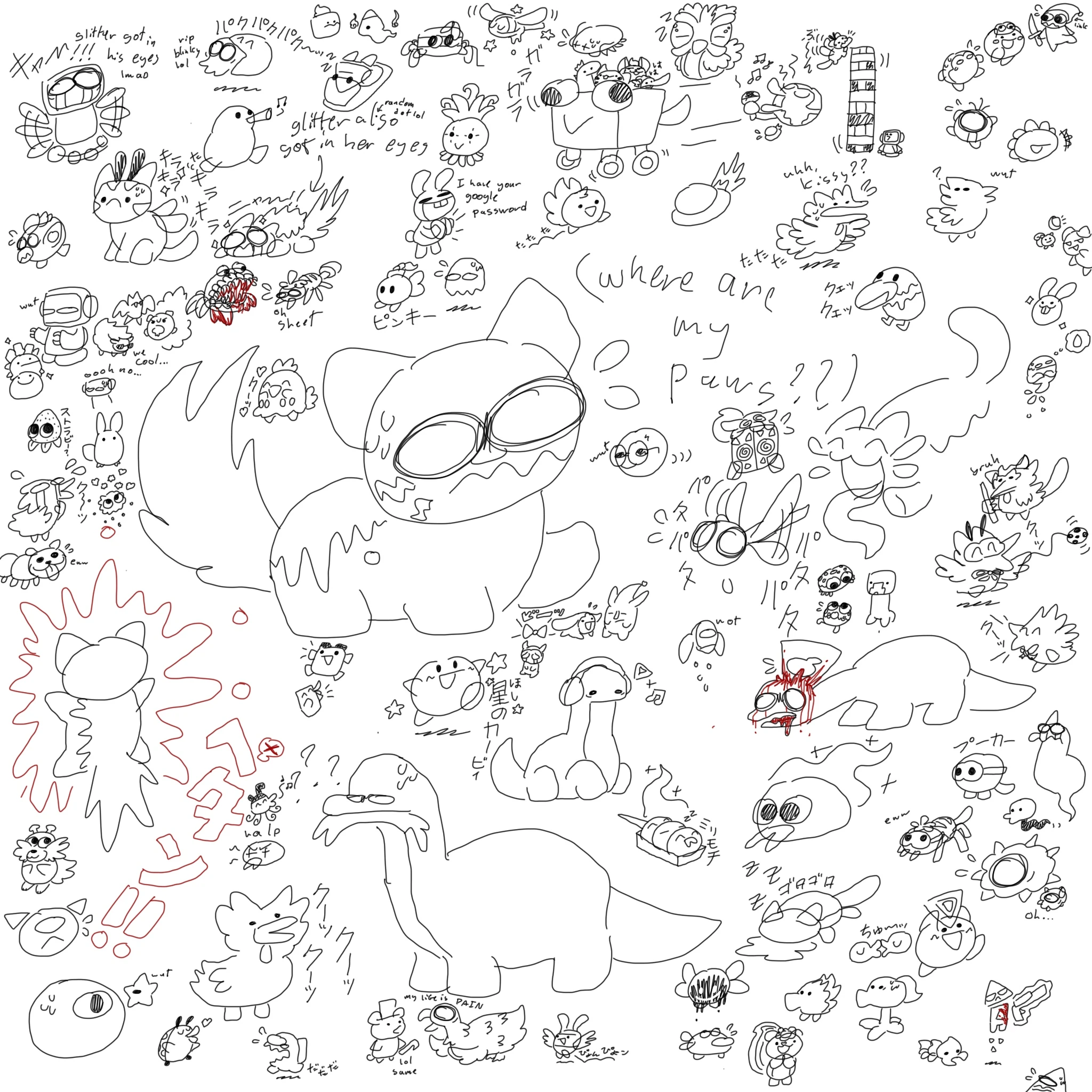 I made some (mostly) Poppy Playtime doodles (but without Poppy) | Fandom