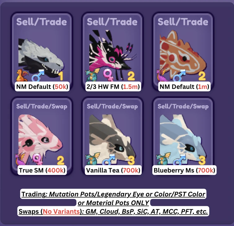 Trading/Selling/Swaps | Fandom