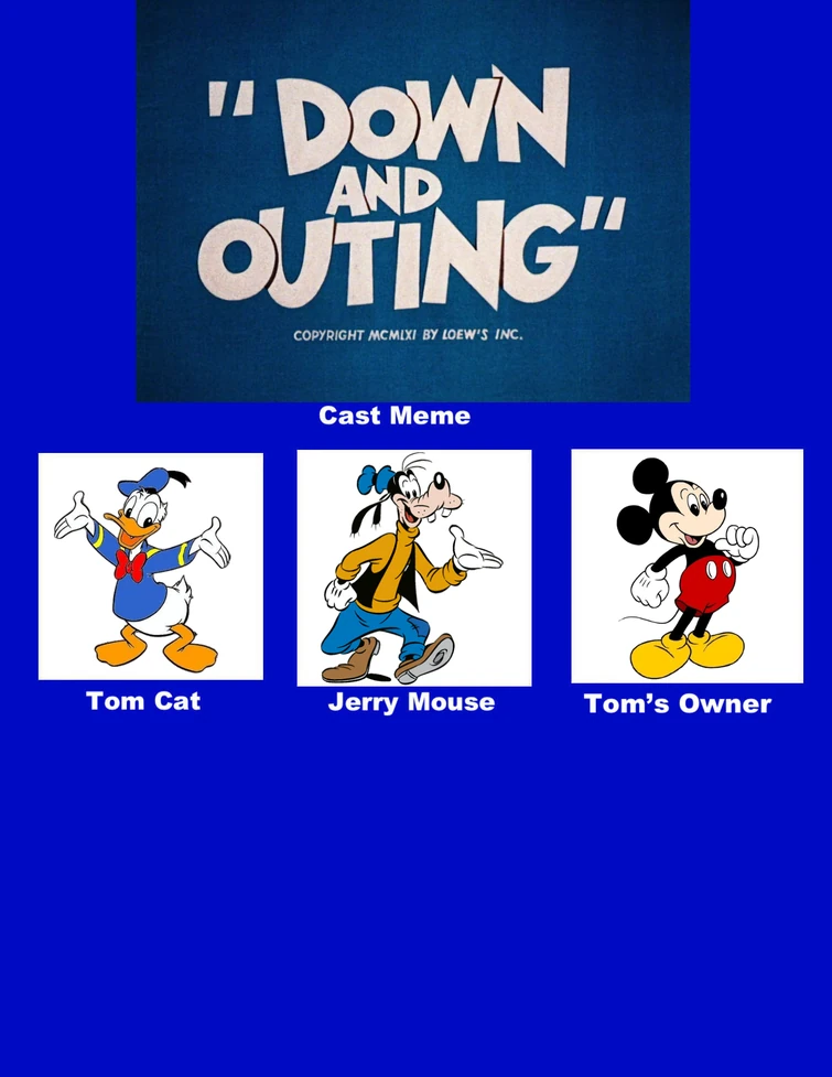 My Down And Outing (1961) Cast Meme. | Fandom