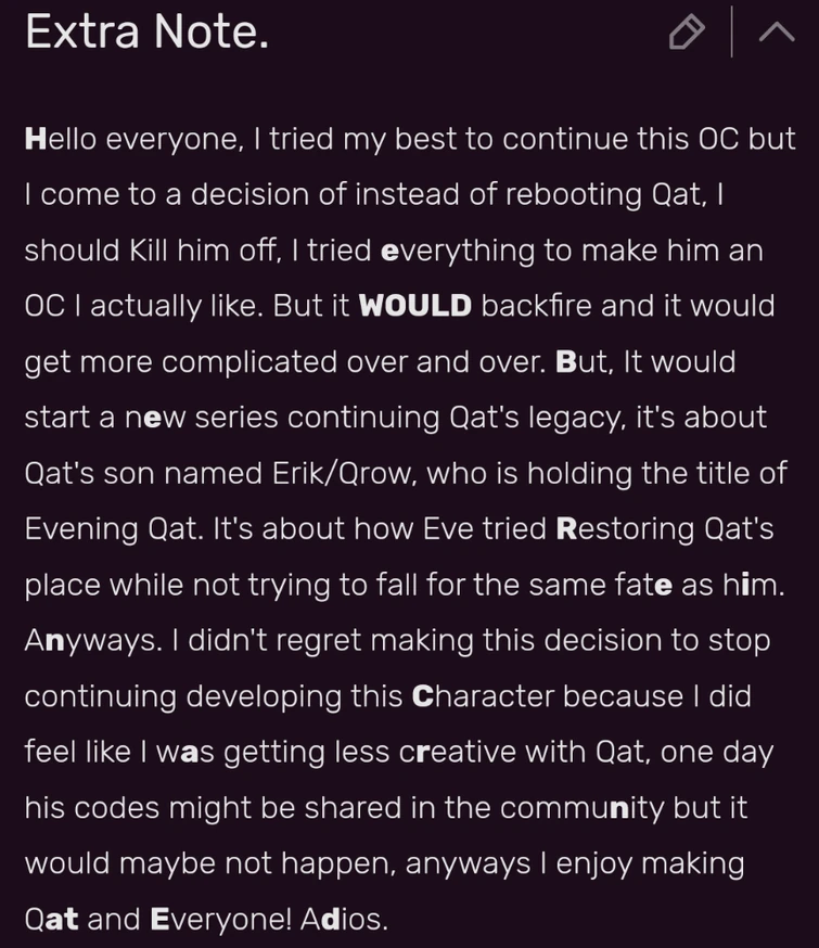 Something about the 1st Qat | Fandom